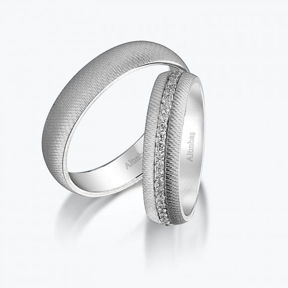 Modern, Elegant, Timeless: White Gold Wedding Ring Models | Altınbaş Life
